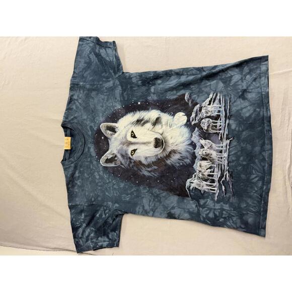 The Mountain | Shirts | Vintage Grey Wolf Tshirt Wolf Pack The Mountain ...